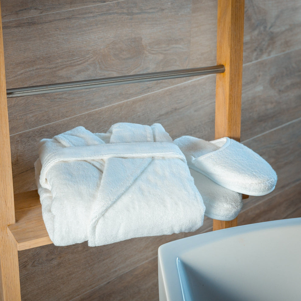 Luxury Organic Robe & Slipper Set | Home Spa – ShopPurpleUmbrella